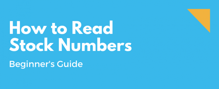 How to Read Stock Numbers - Full Practical Walkthrough Fervent ...